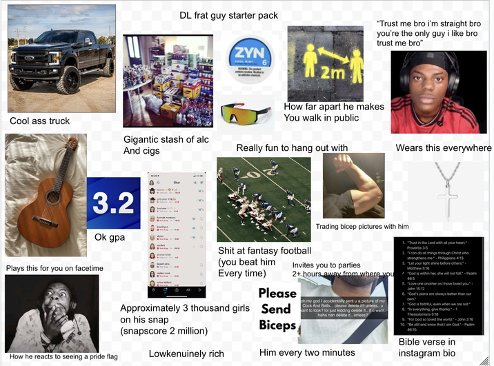 DL frat guy starterpack | /r/starterpacks | Know Your Meme