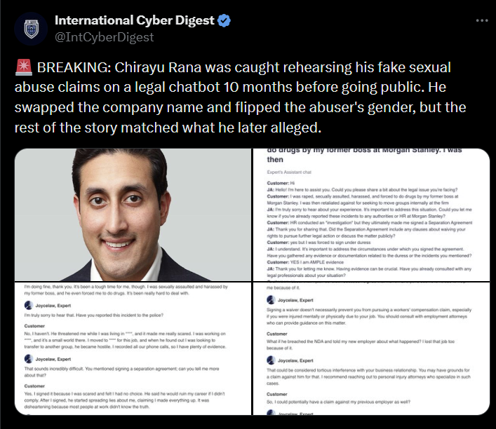 JPMorgan Lorna Hajdini and Chirayu Rana Scandal | Know Your Meme