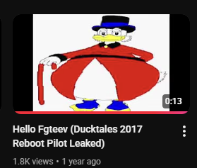 Hello Fgteev (Ducktales 2017 Reboot Pilot Leaked) Thumbnail | Know Your ...