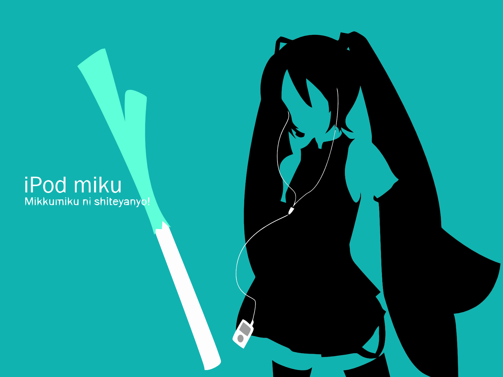 Hatsune Miku Leek Wallpaper