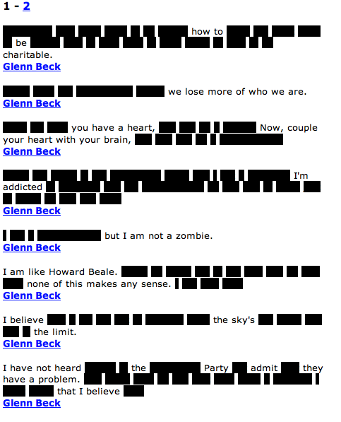 Redactive Poetry Project: Image Gallery (List View) (List View) | Know ...