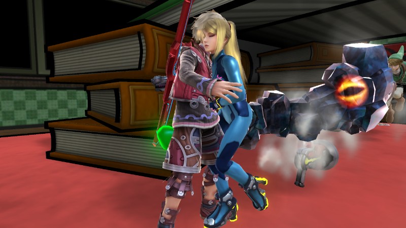 Samus and a Swordsman | Super Smash Brothers | Know Your Meme