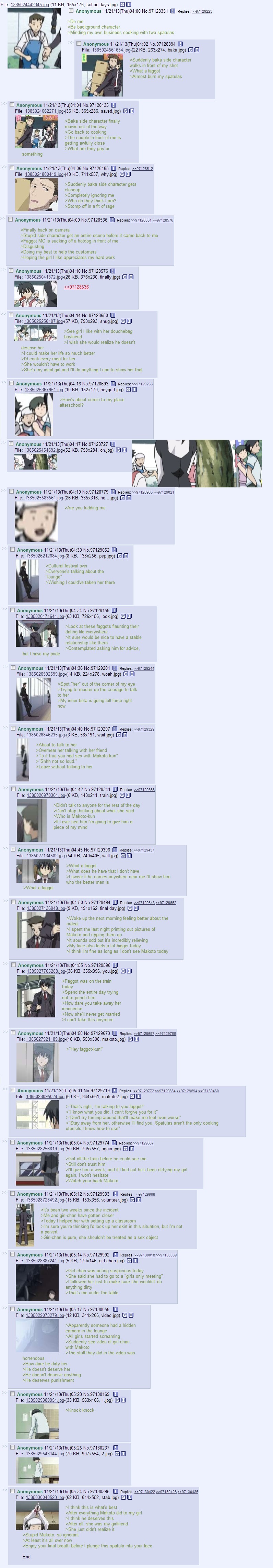 The Life Of A Background Character School Days Know Your Meme