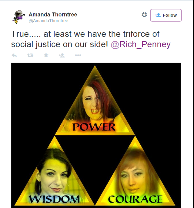 Triforce of something | Anita Sarkeesian | Know Your Meme
