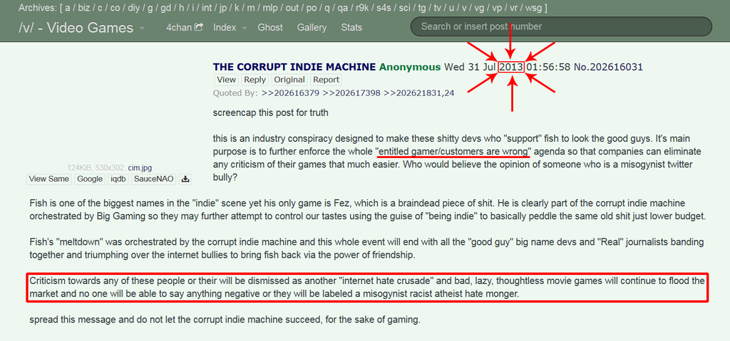 GamerGate before GamerGate | GamerGate | Know Your Meme
