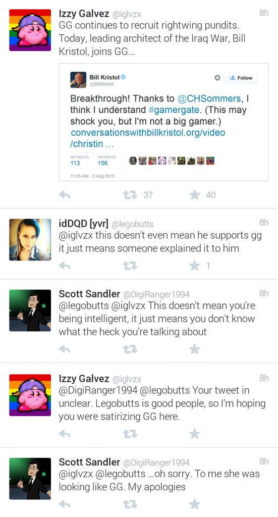 Somebody using *FACTS* caused aGG to start accusing each other of being ...