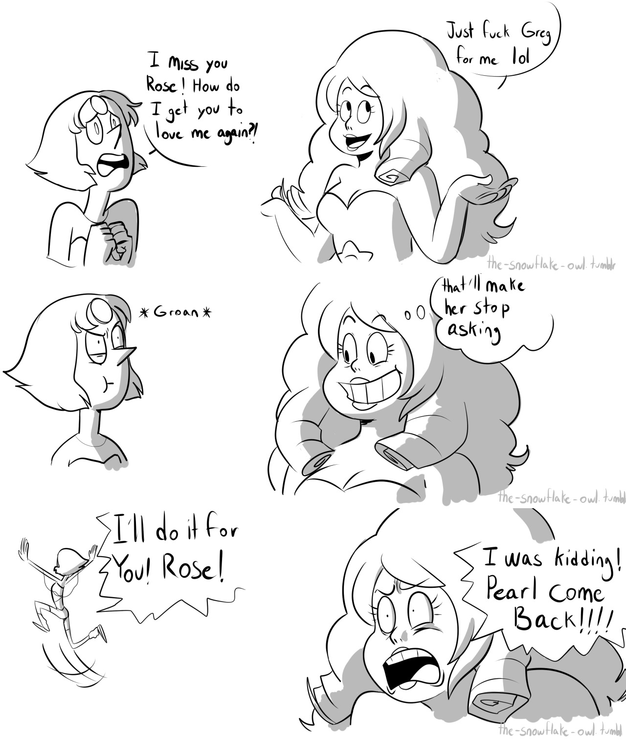 Pearl Doesn t Understand Jokes By The snowflake owl Steven Universe