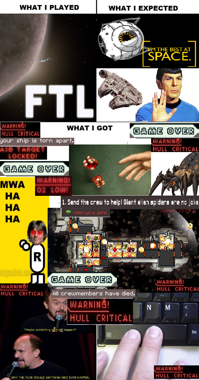 FTL Faster Than Light What I Watched What I Expected What I Got