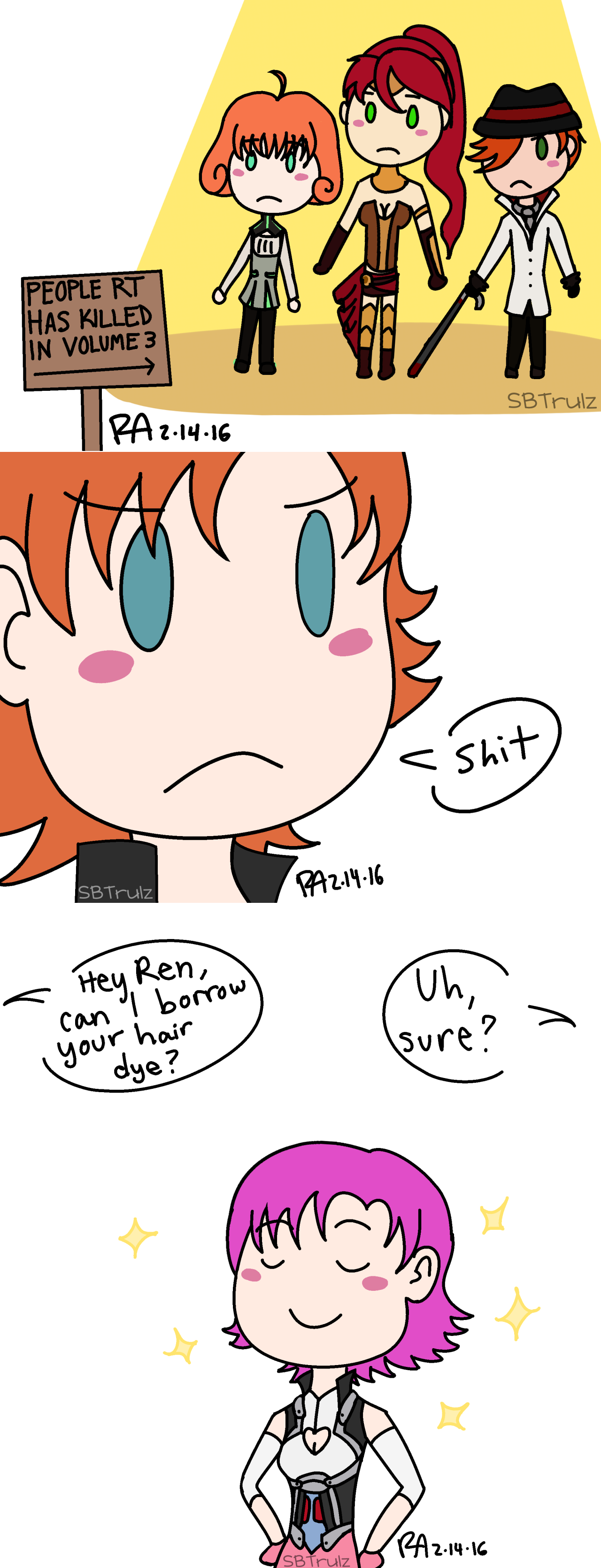 Why Must Roosterteeth Kill The Redheads Save Nora RWBY Know Your Meme Why Must Roosterteeth Kill The Redheads Save Nora RWBY Know Your Meme