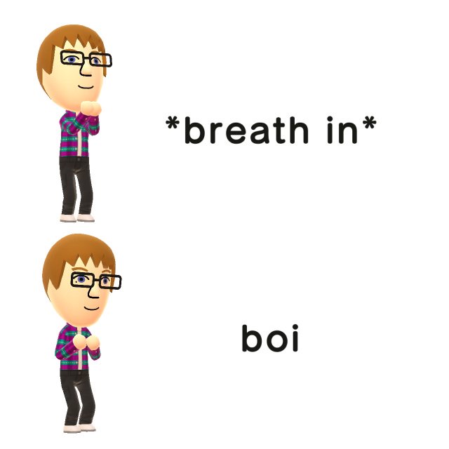 when the mii with level 1 style tryin' to roast you | *breath in* Boi ...