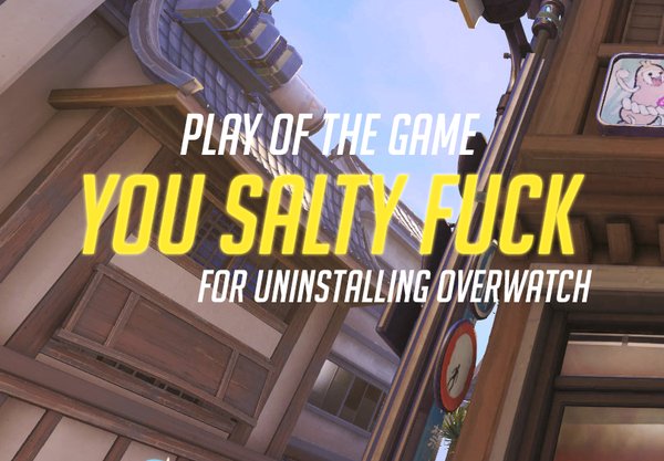 Overwatch Play Of The Game Template PDF Template