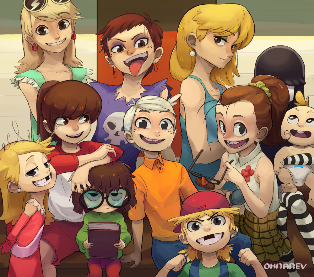 The Loud Family By Ohnarev The Loud House Know Your Meme