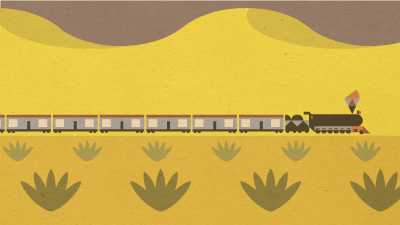 Train going into field | Perfectly Looped GIFs | Know Your Meme