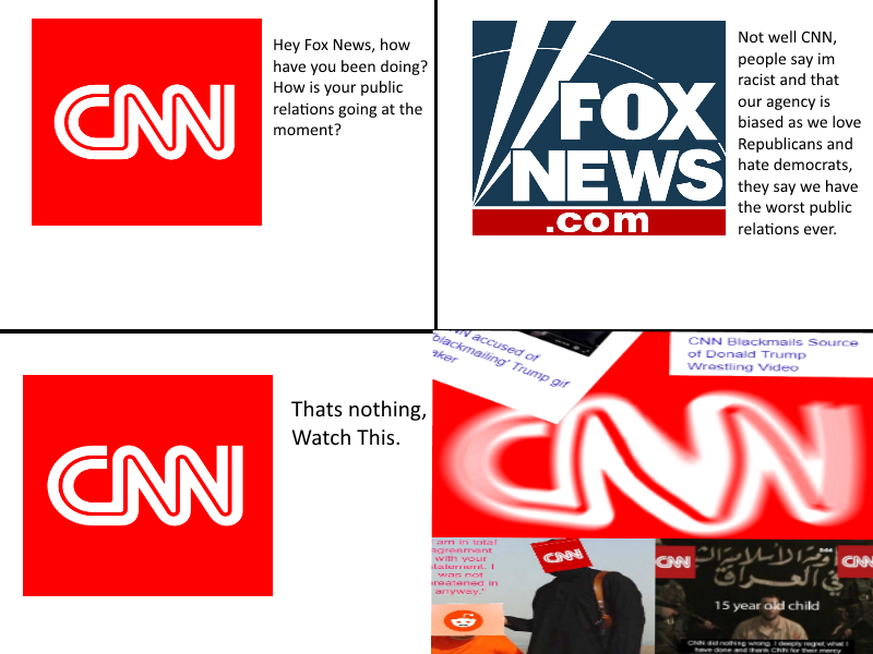 CNN Vs Fox News CNNBlackmail Know Your Meme