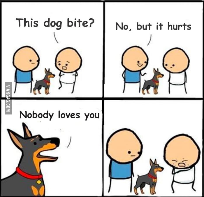 Nobody Loves You Does He Bite Know Your Meme Nobody Loves You Does He Bite Know Your Meme