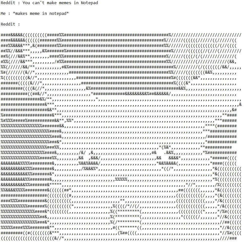 ASCII Art Surprised Pikachu Know Your Meme