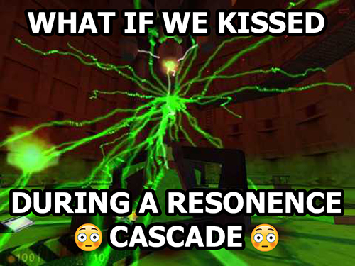 What If We Kissed In The Resonence Cascade What If We Kissed In 