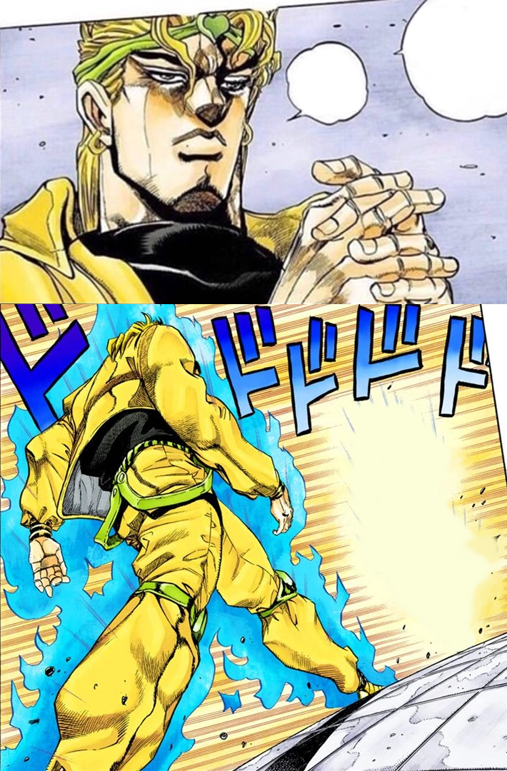 Dio Walk Template Dio Walk Gamer Dio Know Your Meme