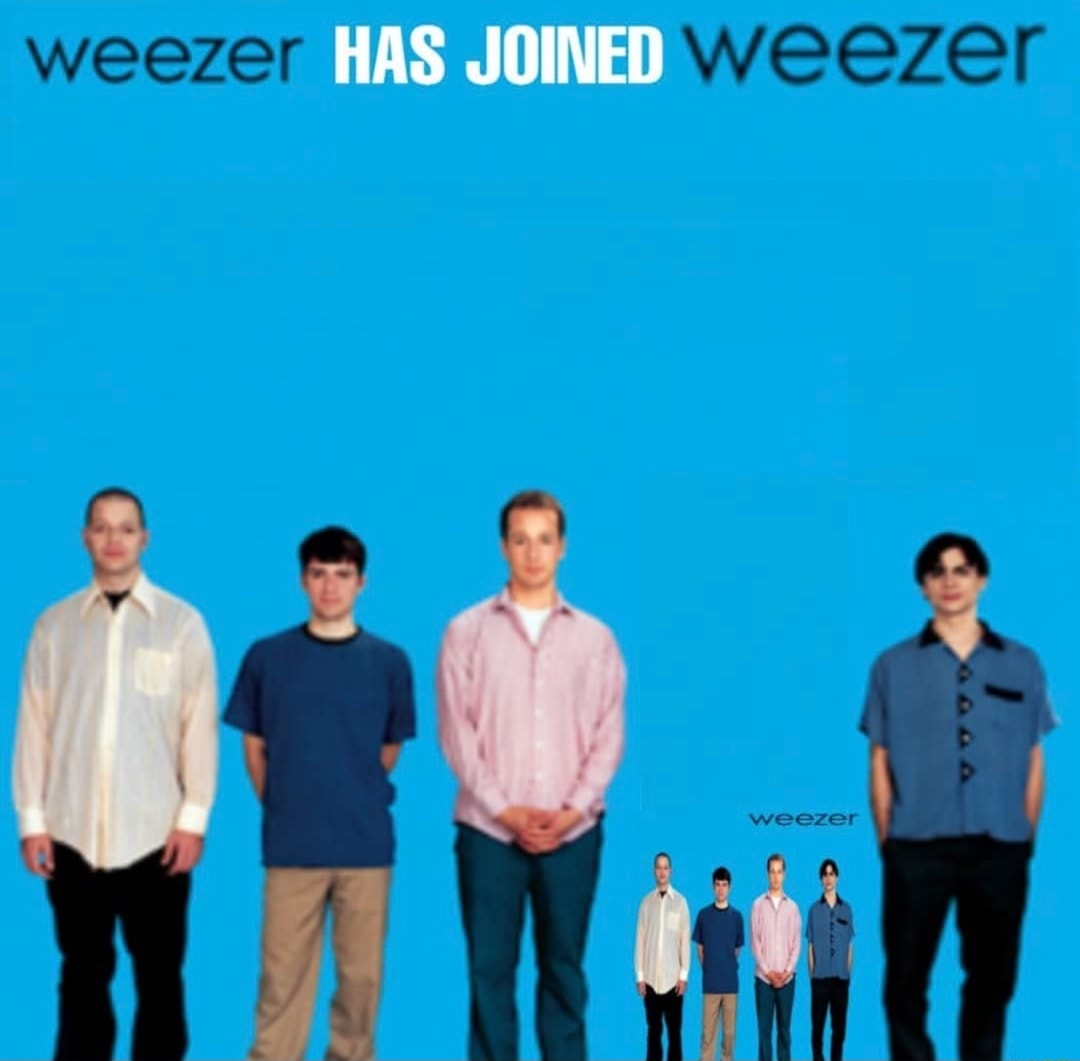 Weezer Has Joined Weezer Weezer Blue Album Cover Parodies Know Your 