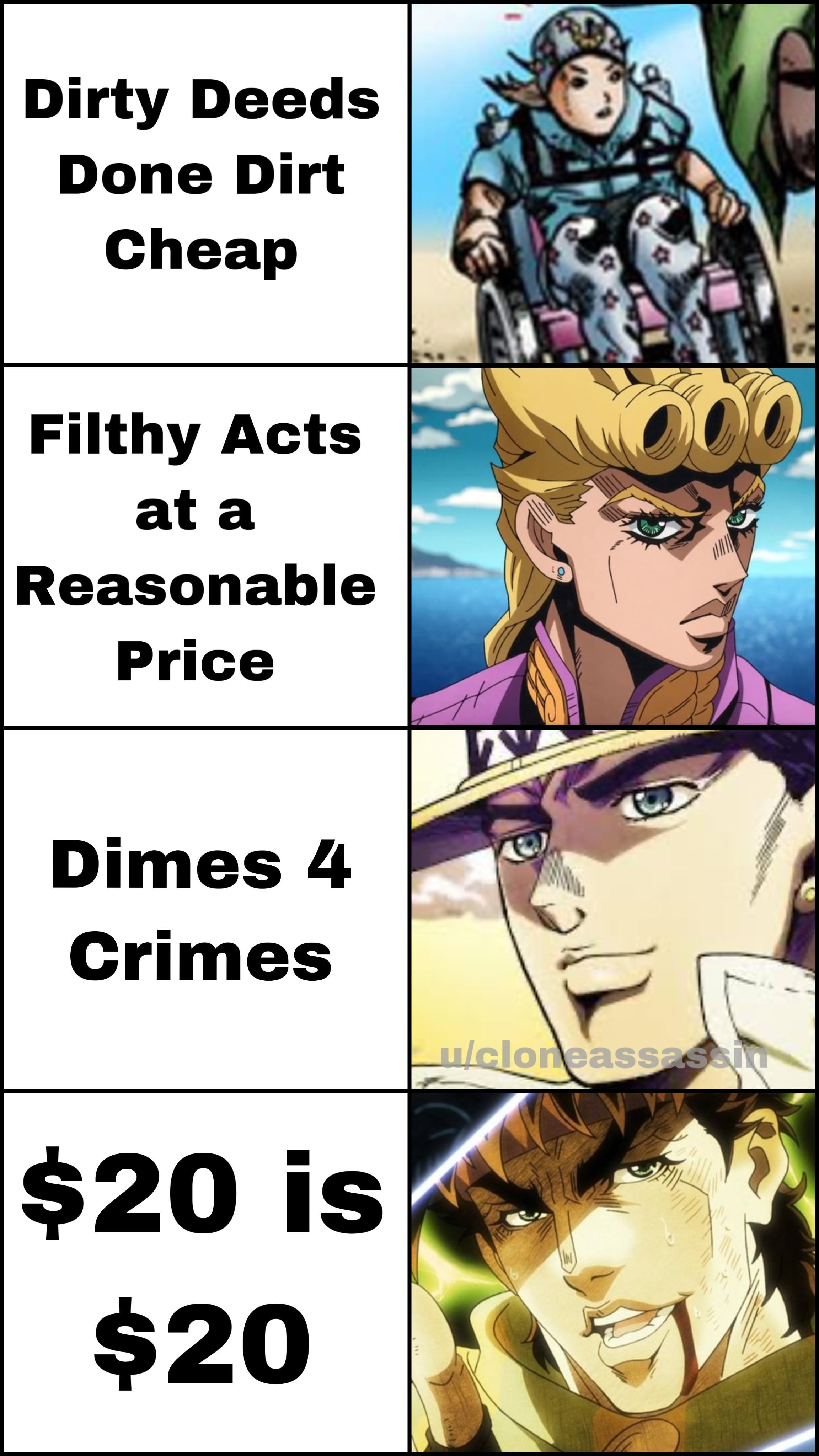A New Format And A Part 7 Meme I Must Be Insane r ShitPostCrusaders