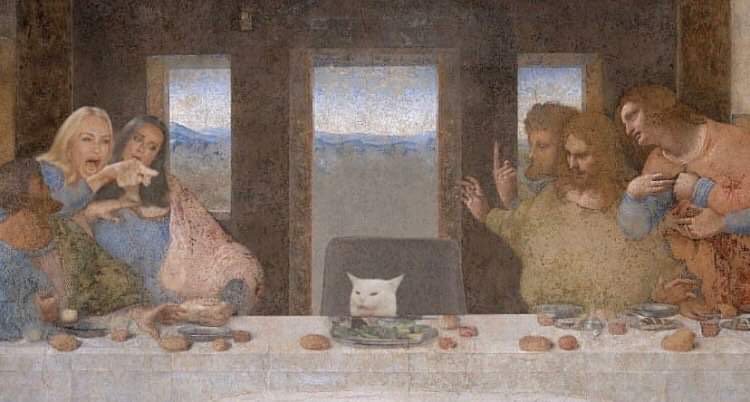 Black Girl Hand Meme Last Supper