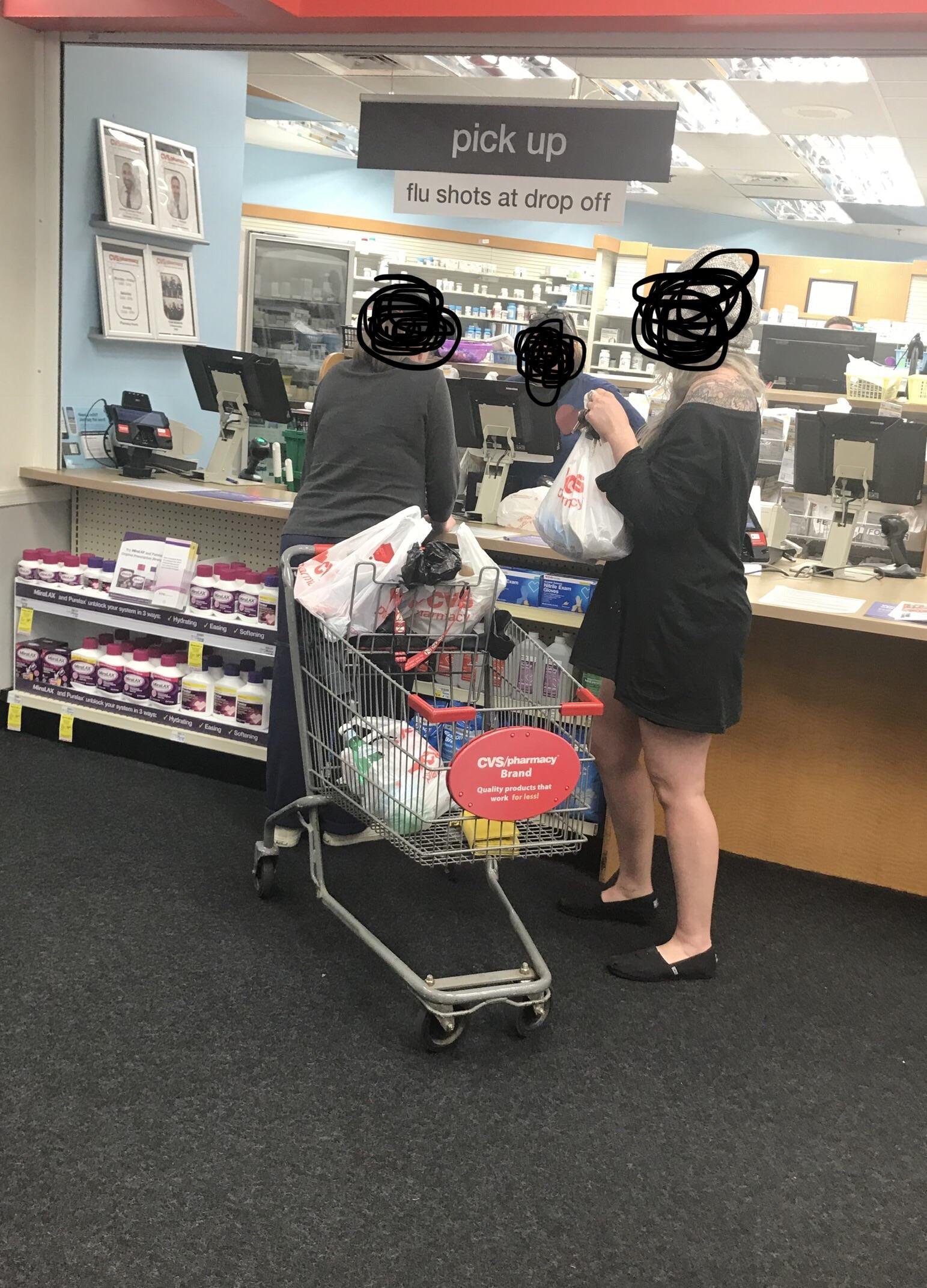 These People Purchasing A Ton Of Crap And Checking Out At The PHARMACY These People Purchasing A Ton Of Crap And Checking Out At The PHARMACY