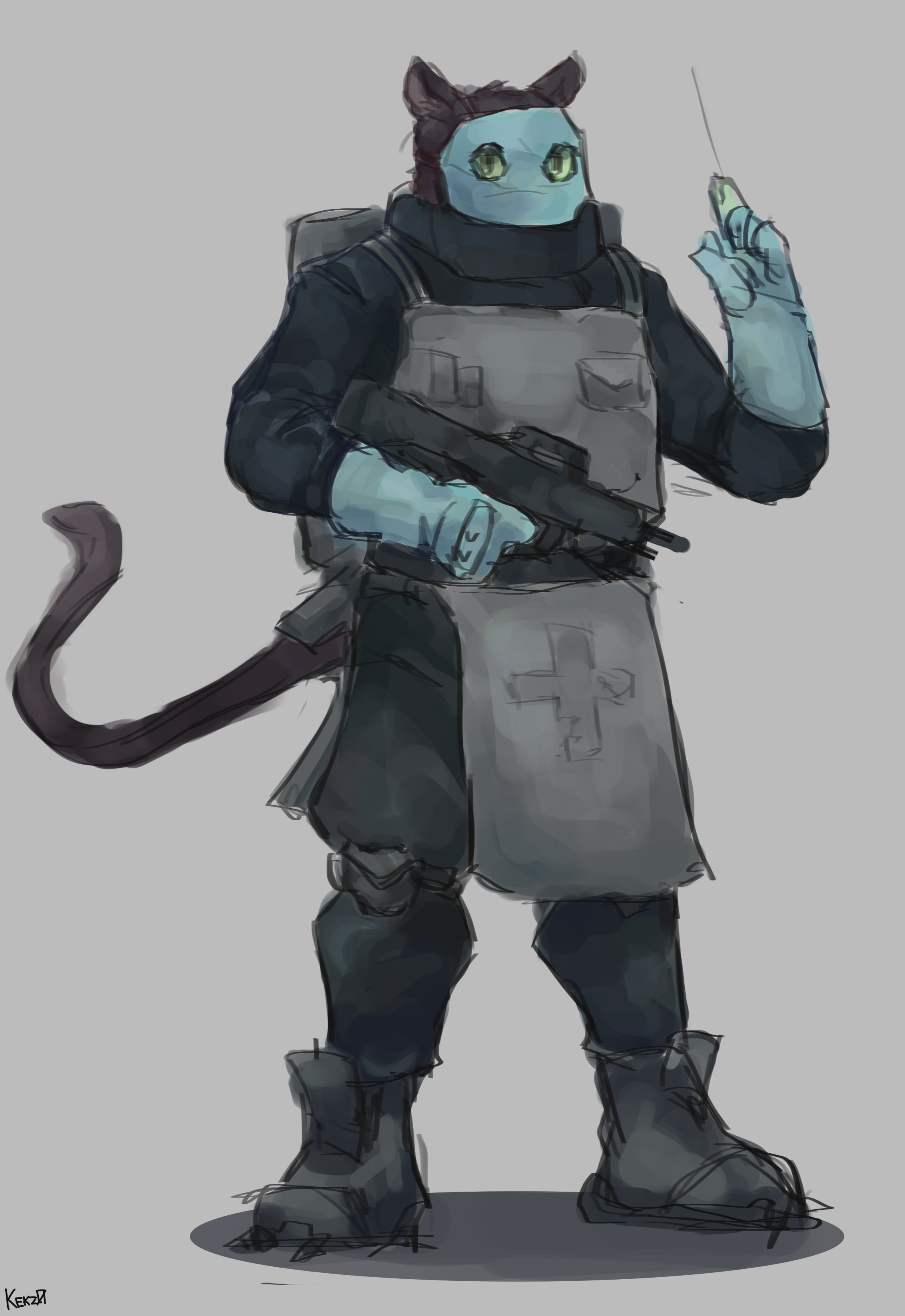 Mr Cat at your service by kekz0 | Cats | Know Your Meme