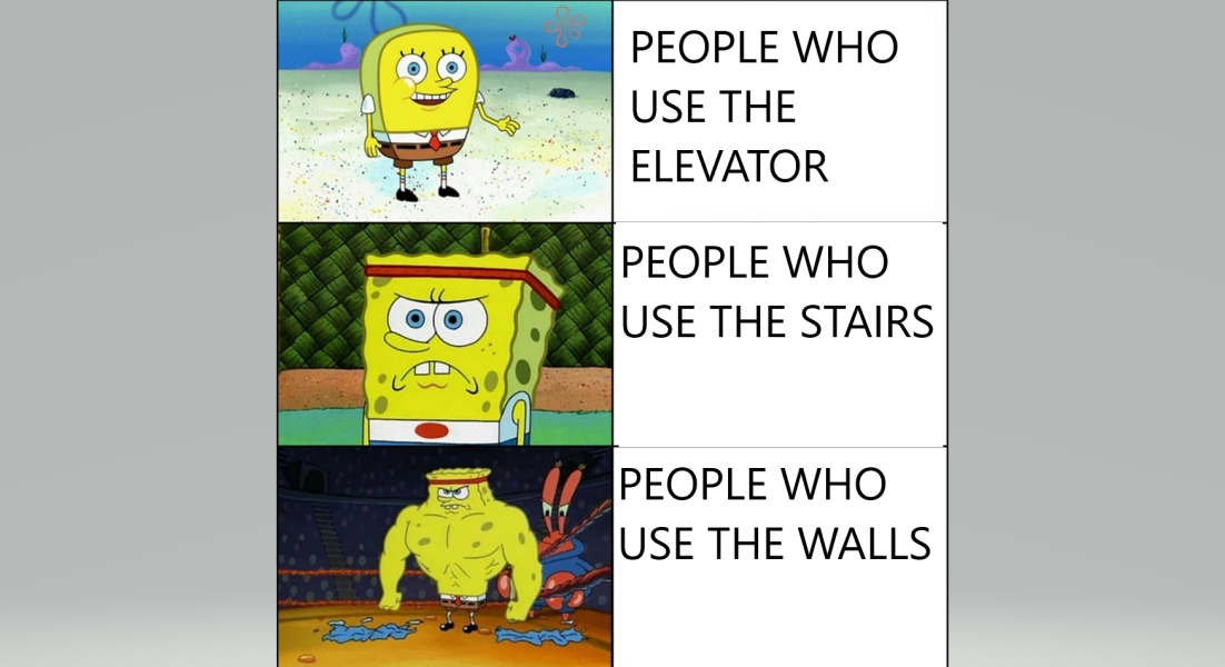 People going down buildings ranked. | /r/BikiniBottomTwitter ...