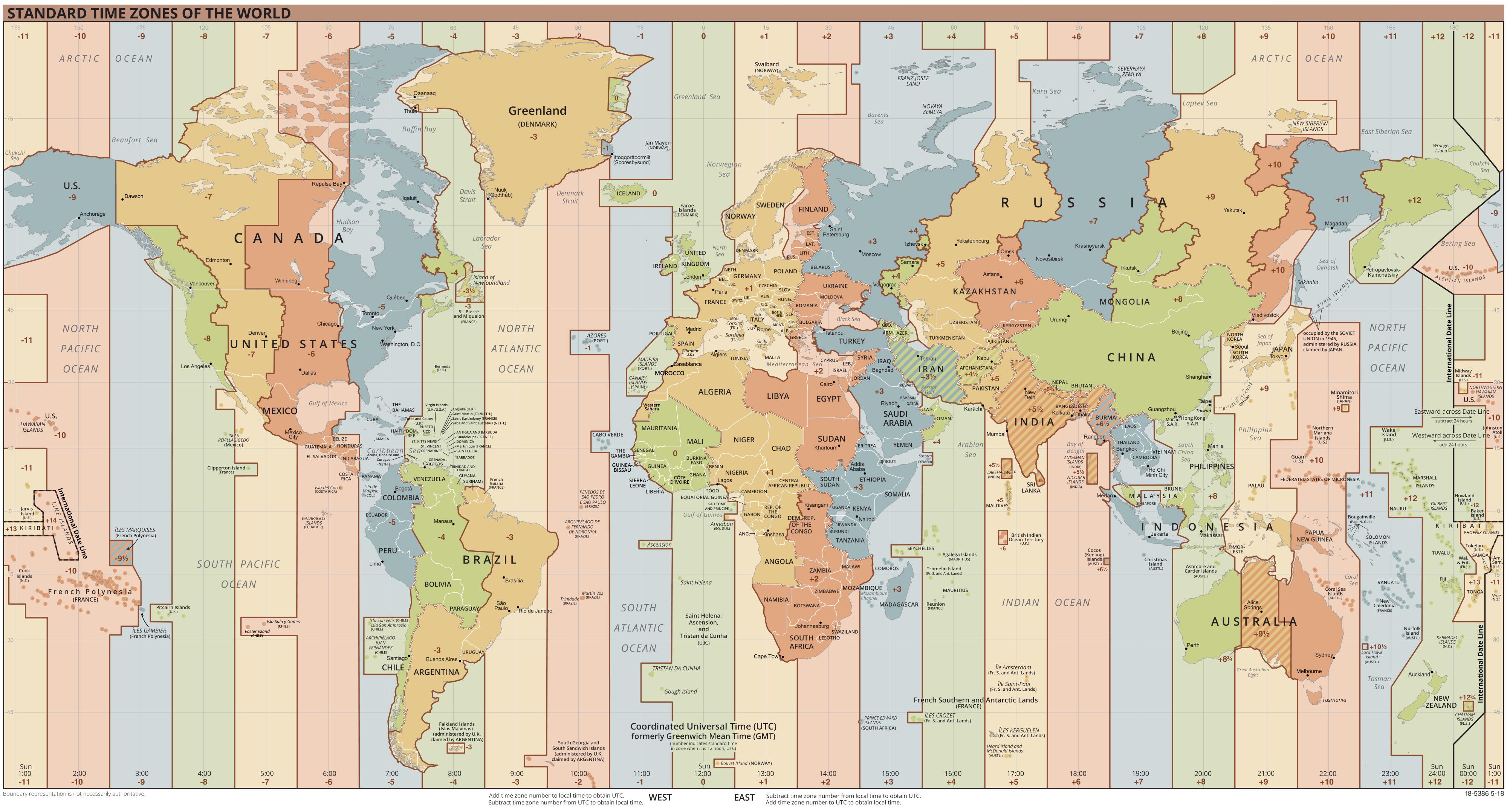 Something About The Map Of The World s Time Zones Really Irks Me r 