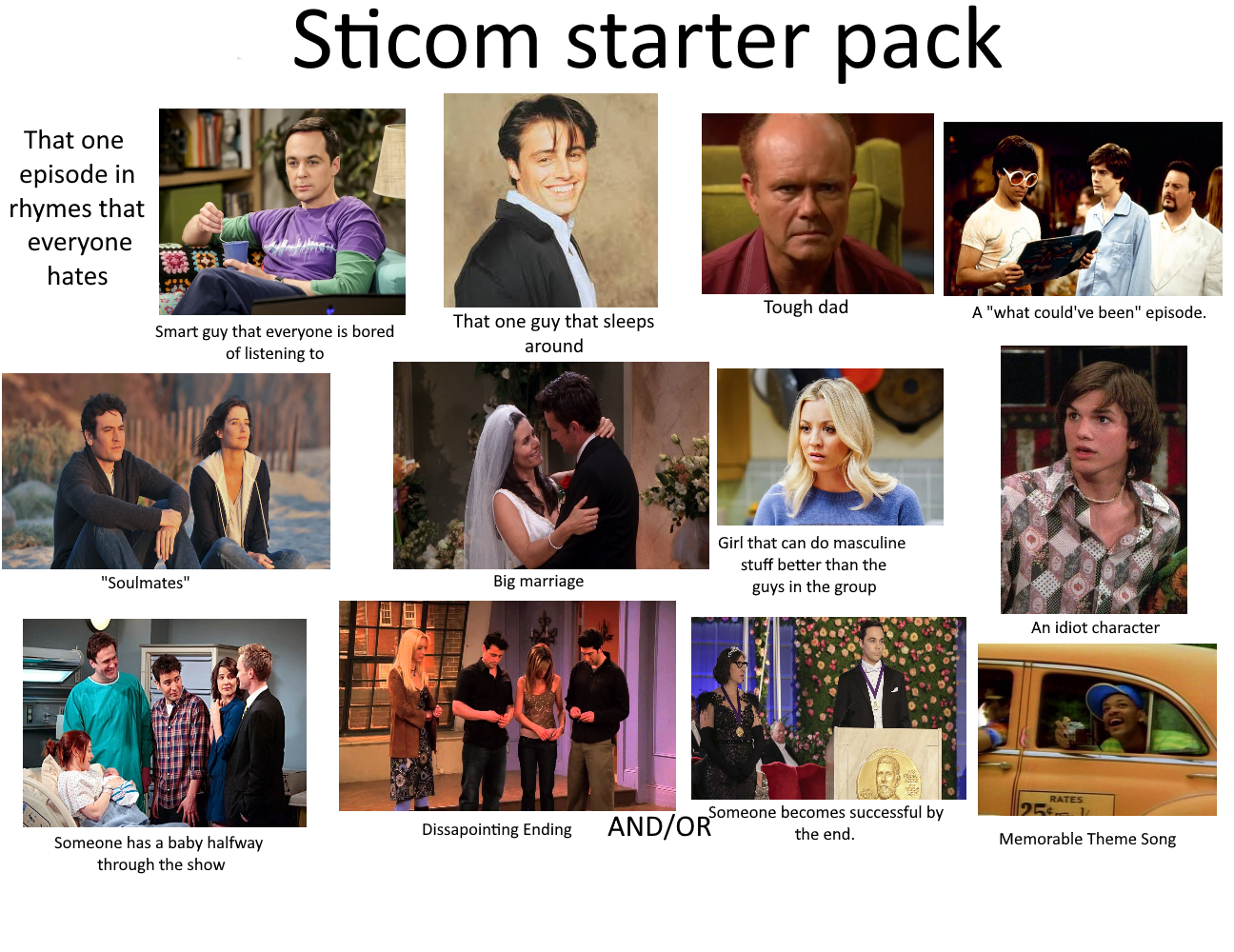 Sitcom Show Starter Pack r starterpacks Starter Packs Know Your Meme Sitcom Show Starter Pack r starterpacks Starter Packs Know Your Meme