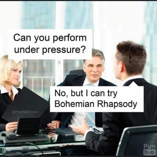 Under Pressure | Pun | Know Your Meme
