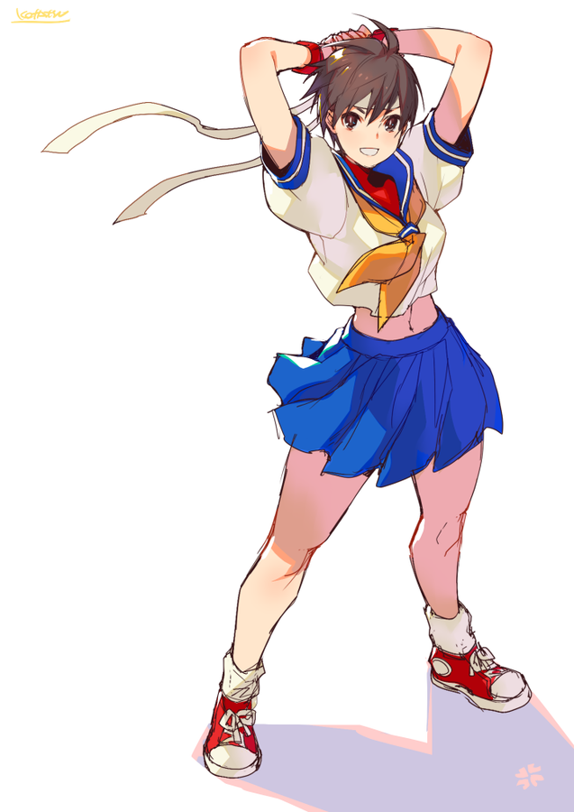 Sakura by kotatsu | Street Fighter | Know Your Meme