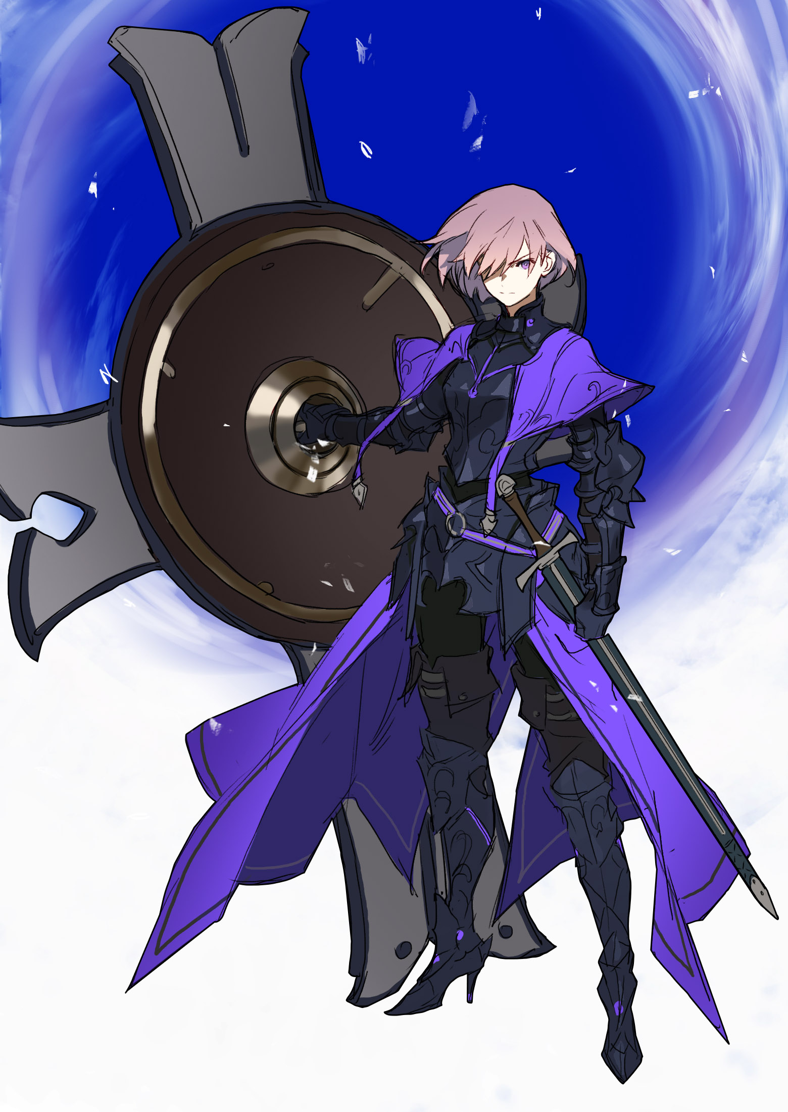 Mash with Full Gallad Armor | Fate/Grand Order | Know Your Meme