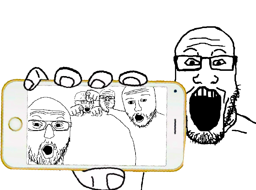 Soyjak Crossover Two Soyjaks Pointing Know Your Meme