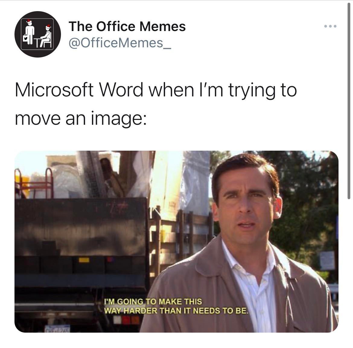Microsoft Word When I m Trying To Move An Image The Office Know