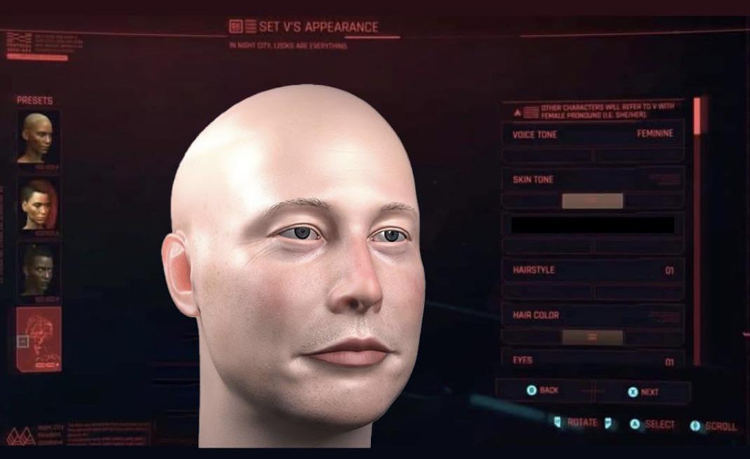 Cyberpunk Elon Musk Cyberpunk 2077 Character Creations Know Your Meme