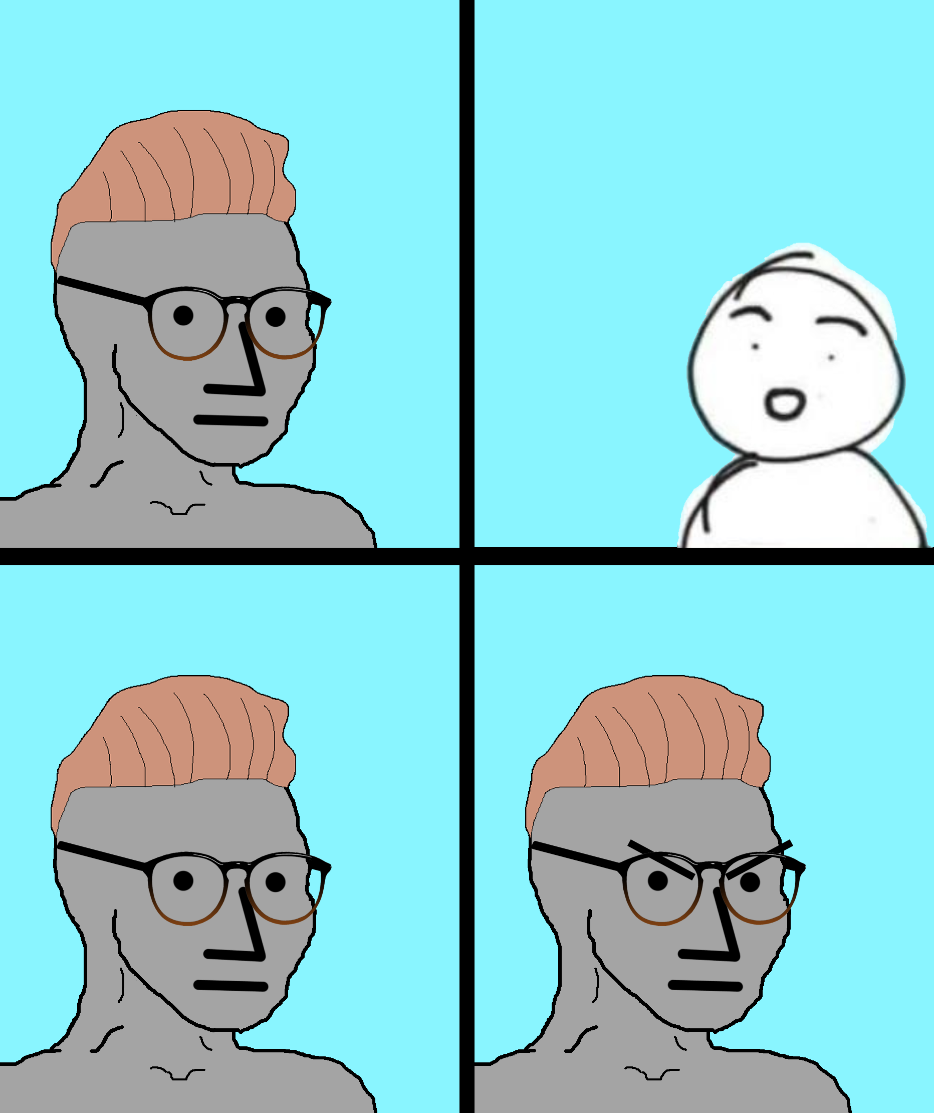 Angry NPC Deboonker Meme Template Deboonker Know Your Meme