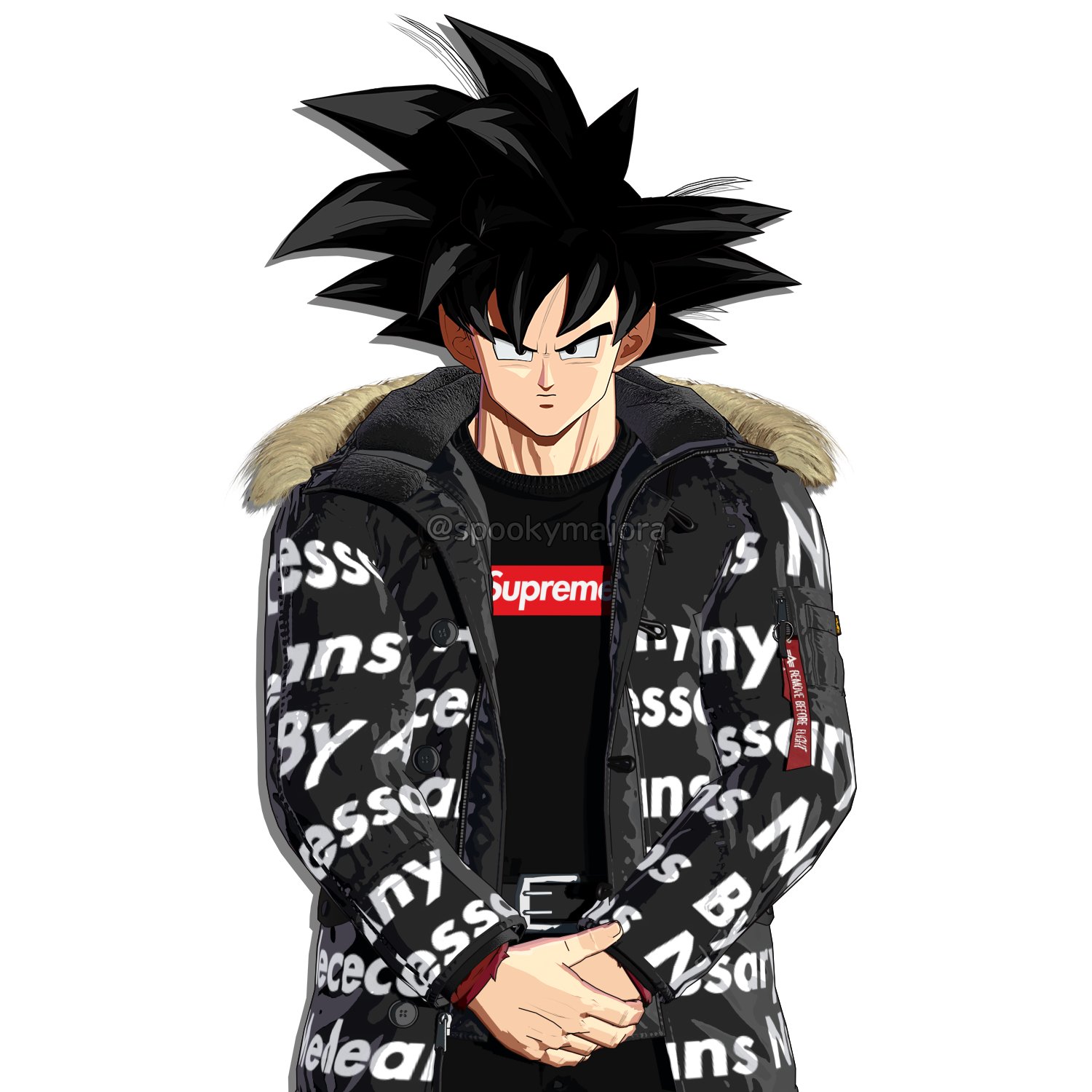 Goku Drip Jacket Meme Template Dream to Meet