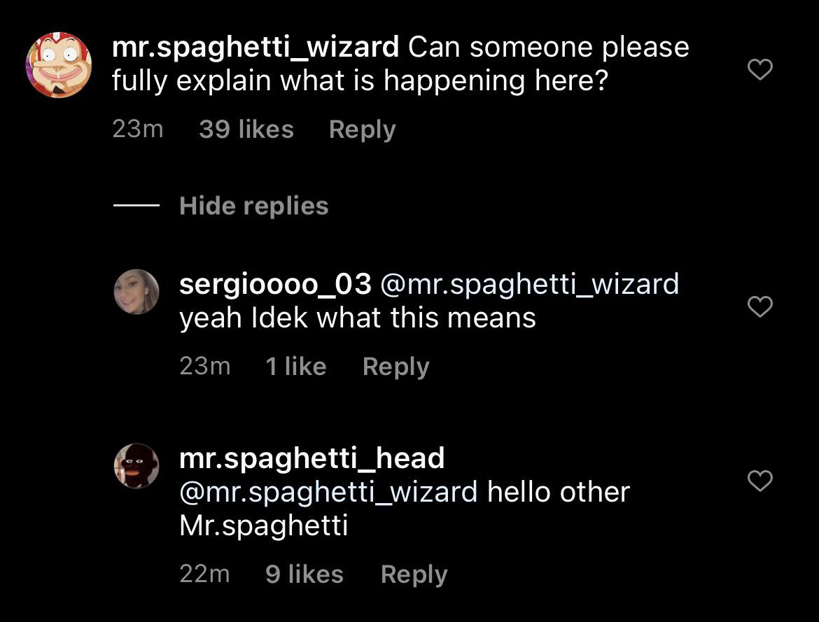 2 Mr.Spaghetti’s in a big meme pages comments | /r/beetlejuicing ...