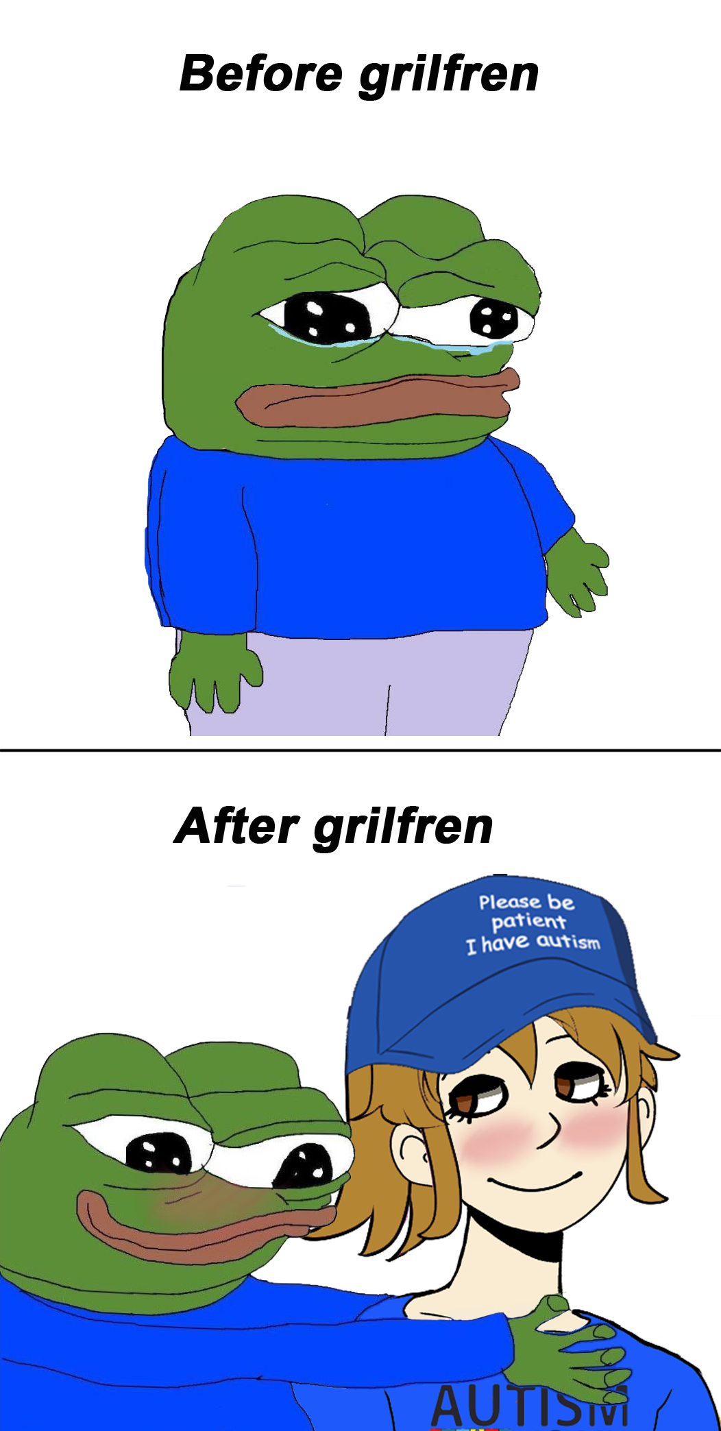 Before And After Grilfren Apu Apustaja Know Your Meme