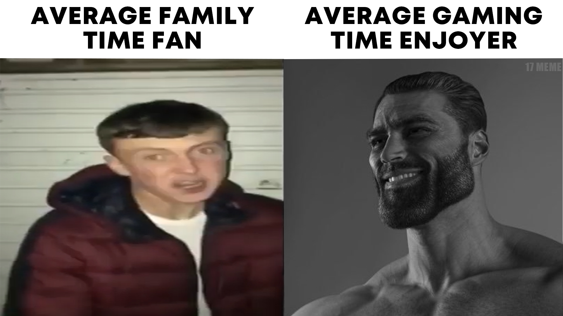 Average Family Time Fan VS Average Gaming Time Enjoyer Average Fan Vs 