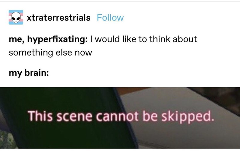 What part of "hyperfixate" do you not get | Know Your Meme