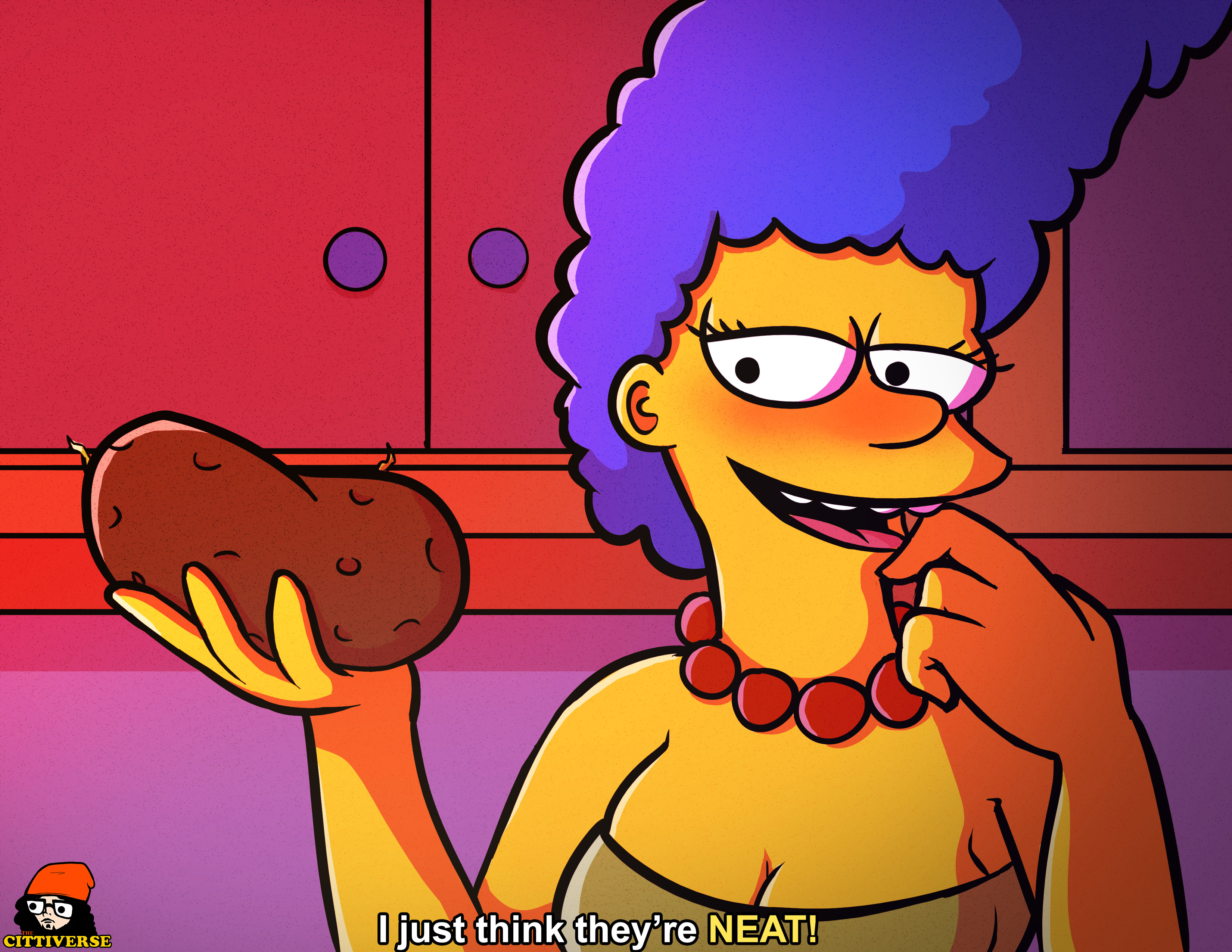 Maybe A Little TOO Neat Marge Simpson s Neat Potato Know Your Meme