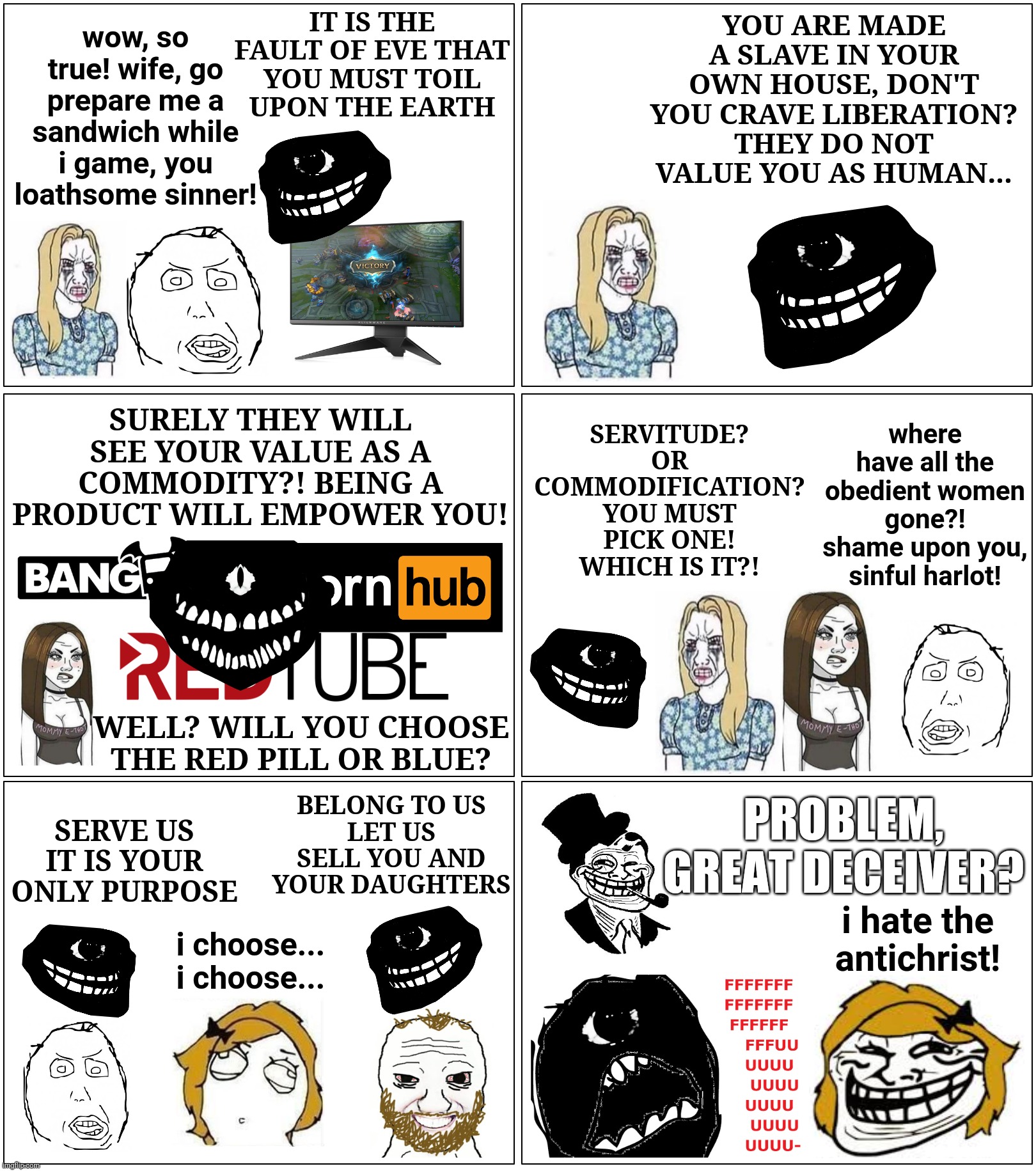 Problem Great Deceiver I Hate The Antichrist Know Your Meme