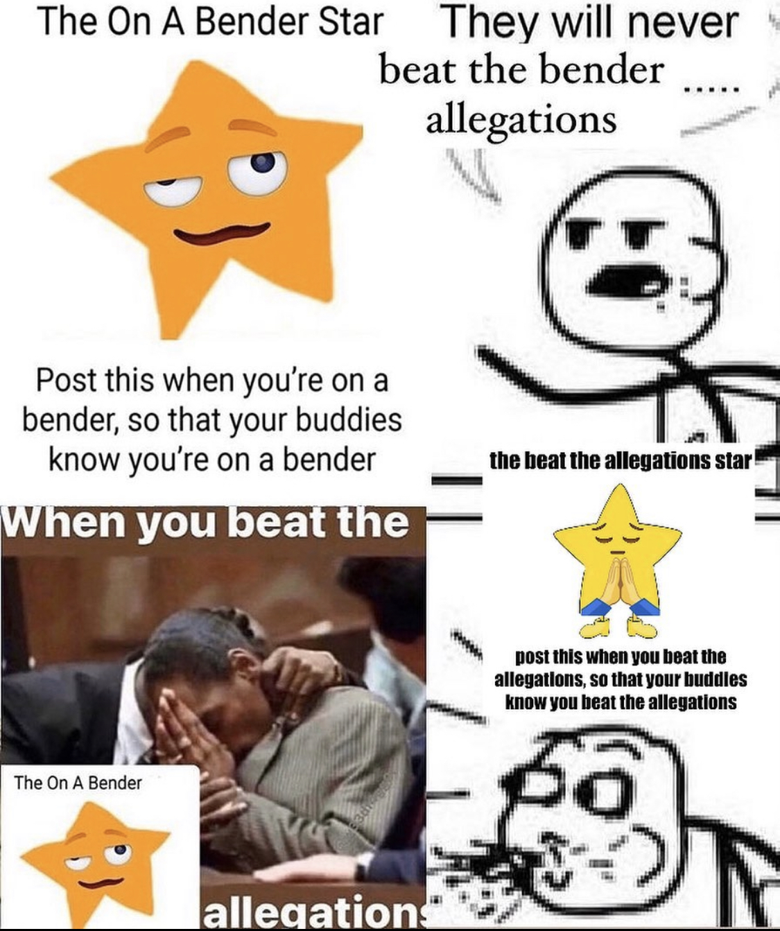 Beat The Allegations Meme Jet Relevant
