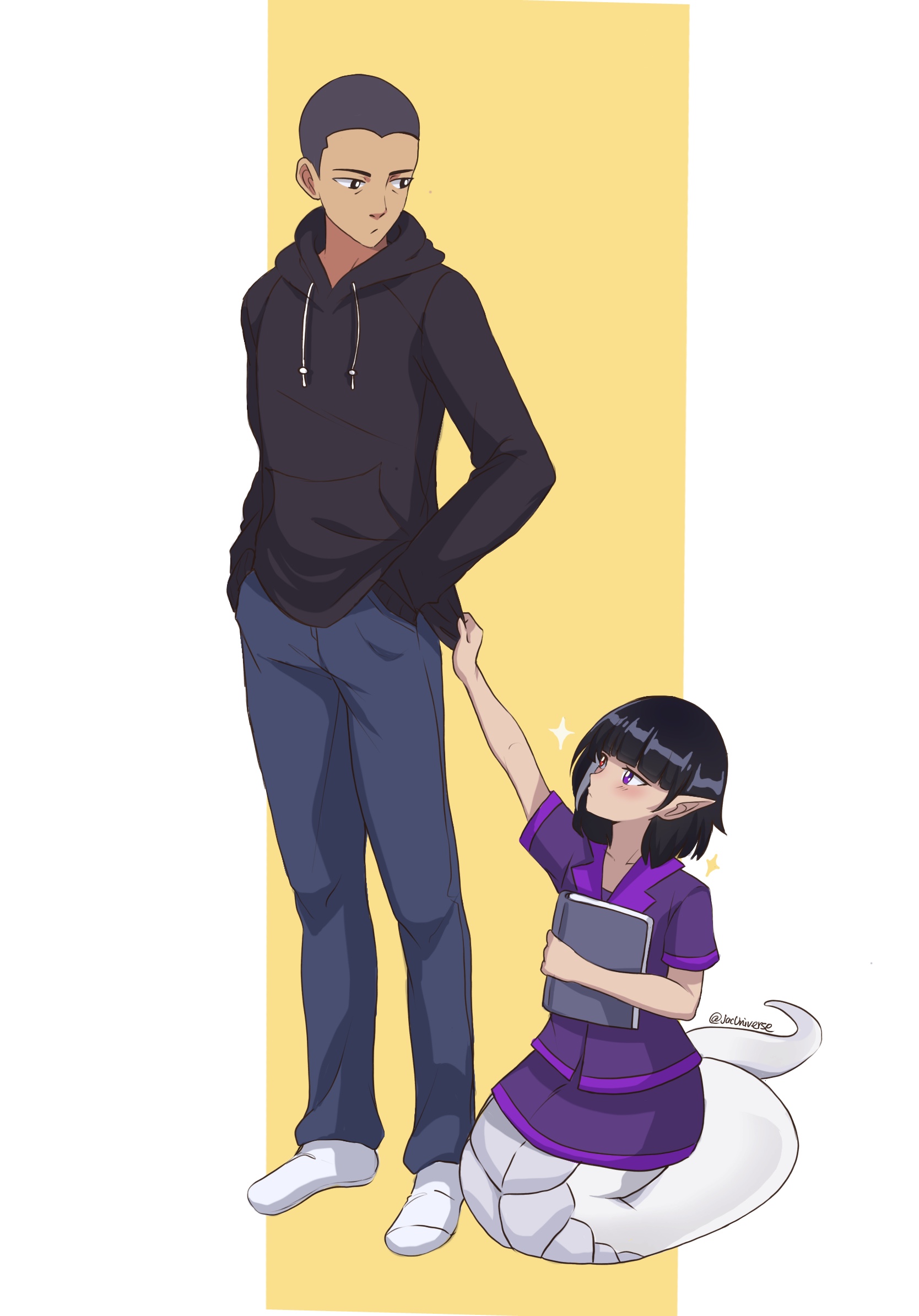 Shirohebi daughter wants her dad to read a bedtime story for her ...