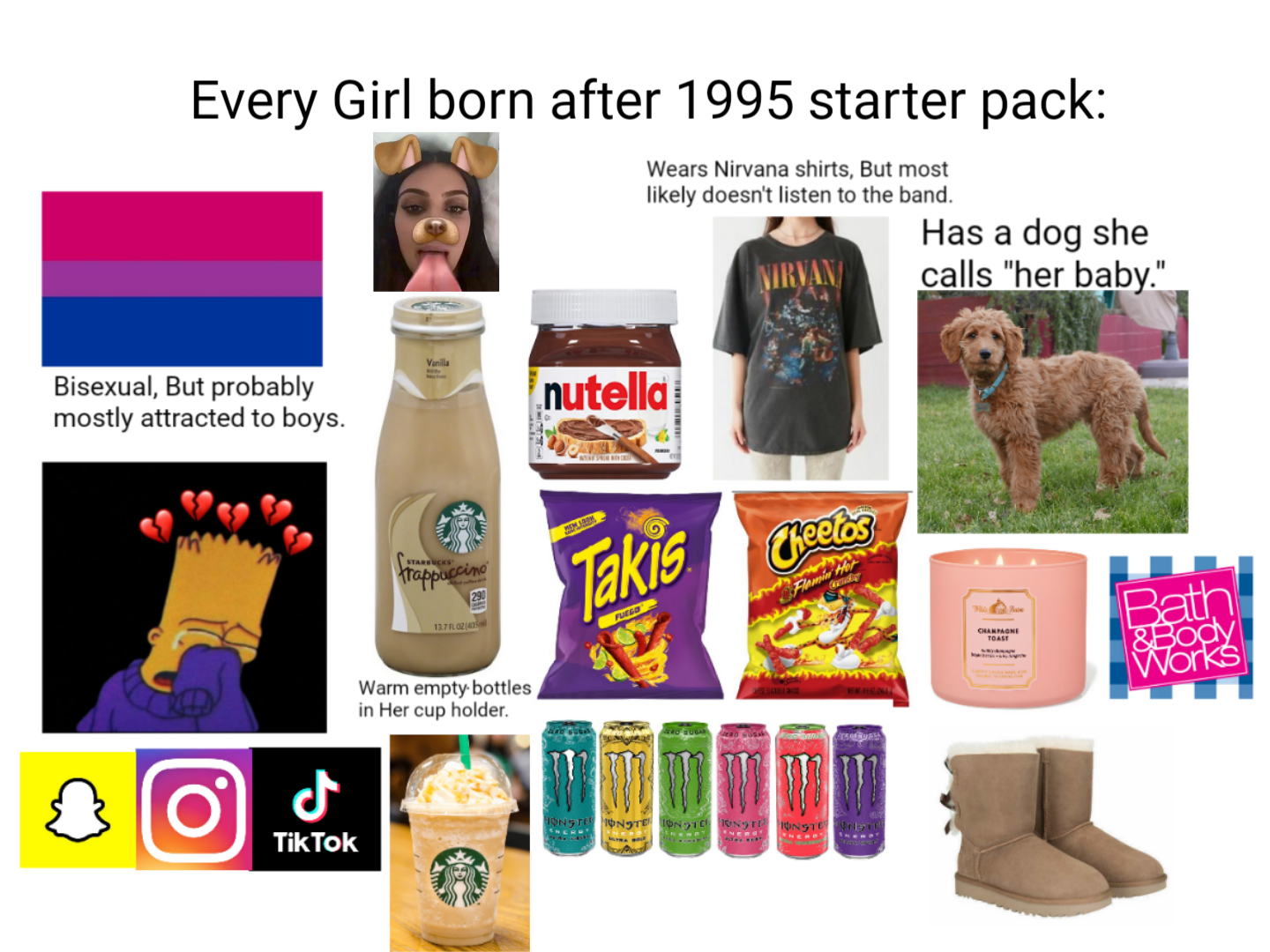 Every Girl Born After 1995 Starter Pack r starterpacks Starter Every Girl Born After 1995 Starter Pack r starterpacks Starter