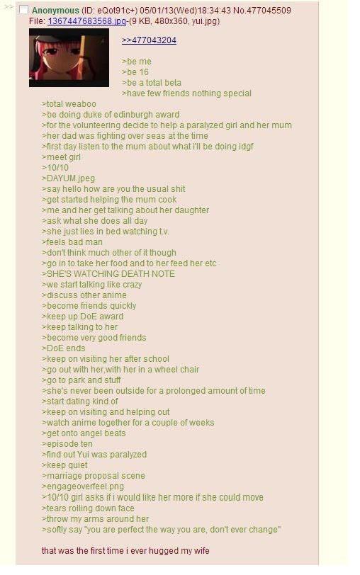 Most Beautiful Greentext Ever Conceived r Greentext Greentext