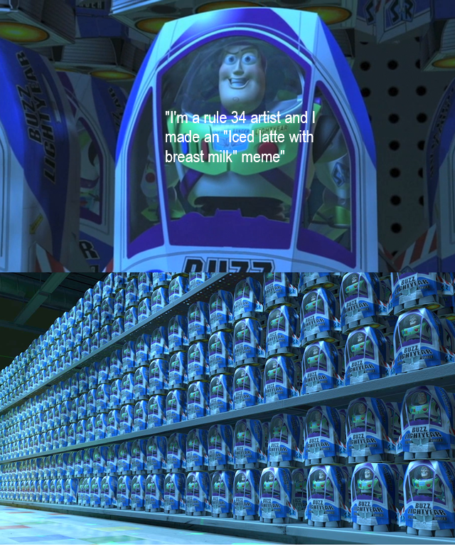 Iced Latte Meme Buzz Lightyear Clones Know Your Meme