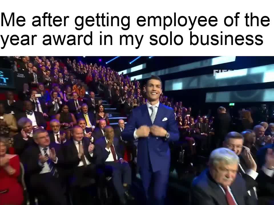 Cristiano Ronaldo Winning Award Meme Cristiano Ronaldo Winning Award 